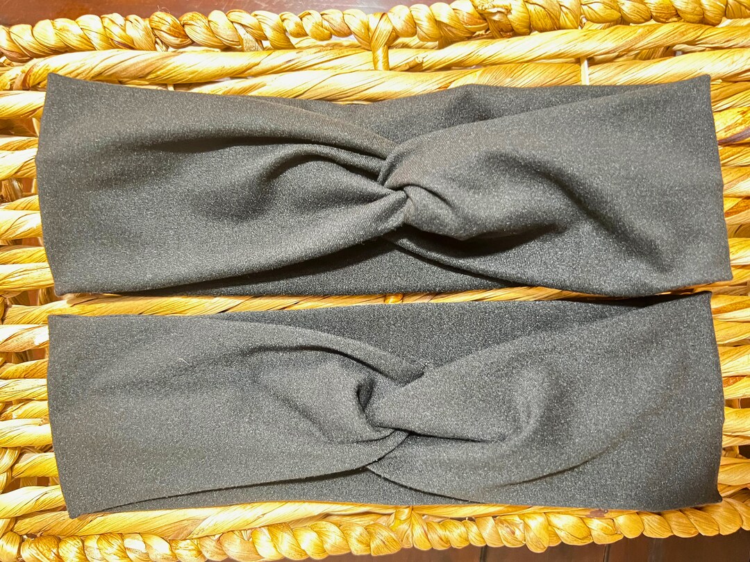 Black Headband, Hair Accessories, Handmade Headbands, Boho Headbands ...