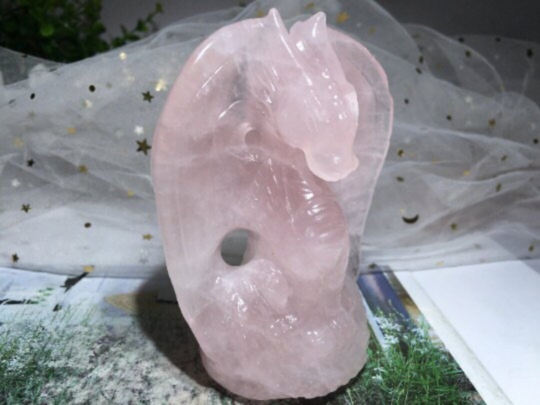 3.8''natural Pink Rose Quartz,quartz Crystal,hand Carved,crystal Fly ...
