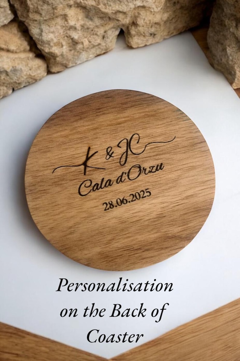 Personalized Ocean Resin Coasters: Handmade Beach Decor Gift - Etsy
