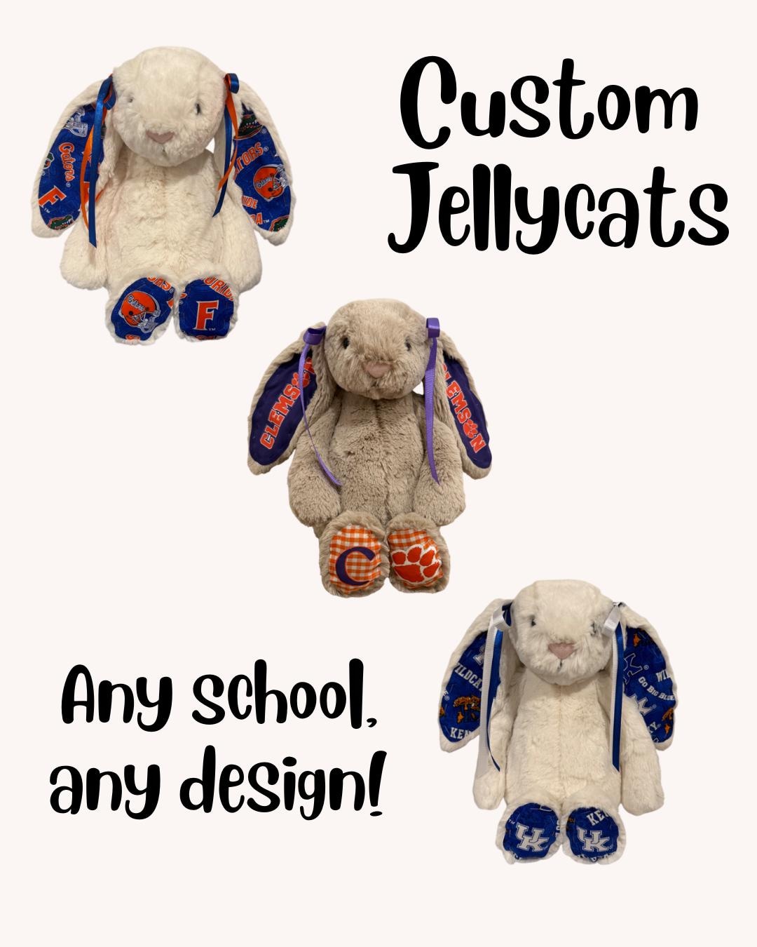 Custom College Jellycats - Etsy