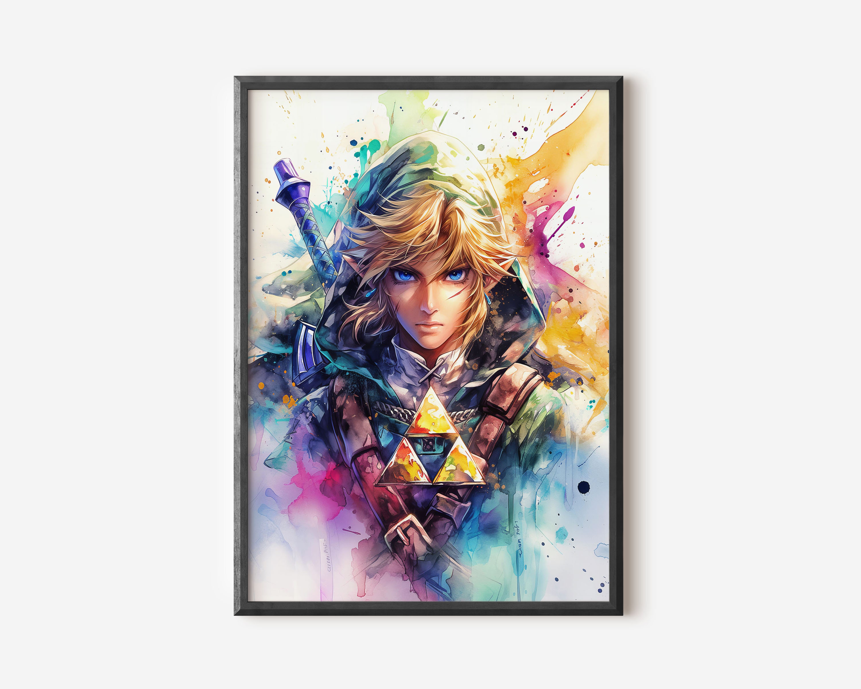 Link, the Legend of Zelda Art Print | Printable Wall Art | Digital ...