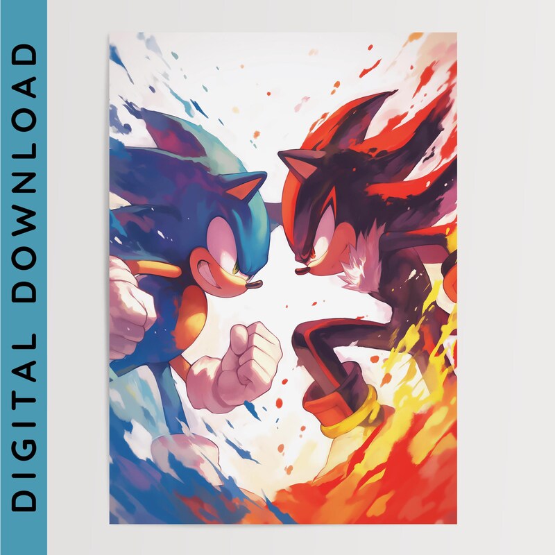 Sonic the Hedgehog Poster - Etsy