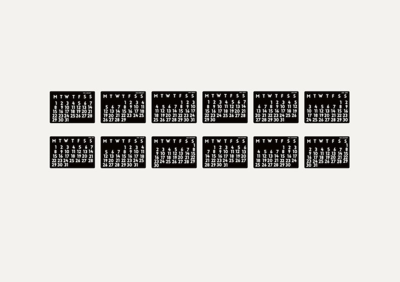 2024 Digital Stendig Calendar | Oversized Large Printable Calendar ...