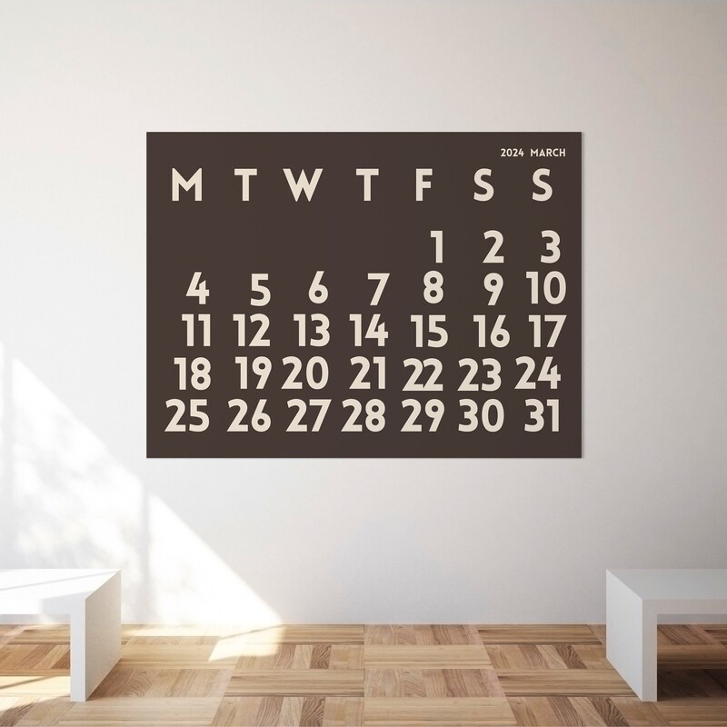 Retro Calendar - Etsy