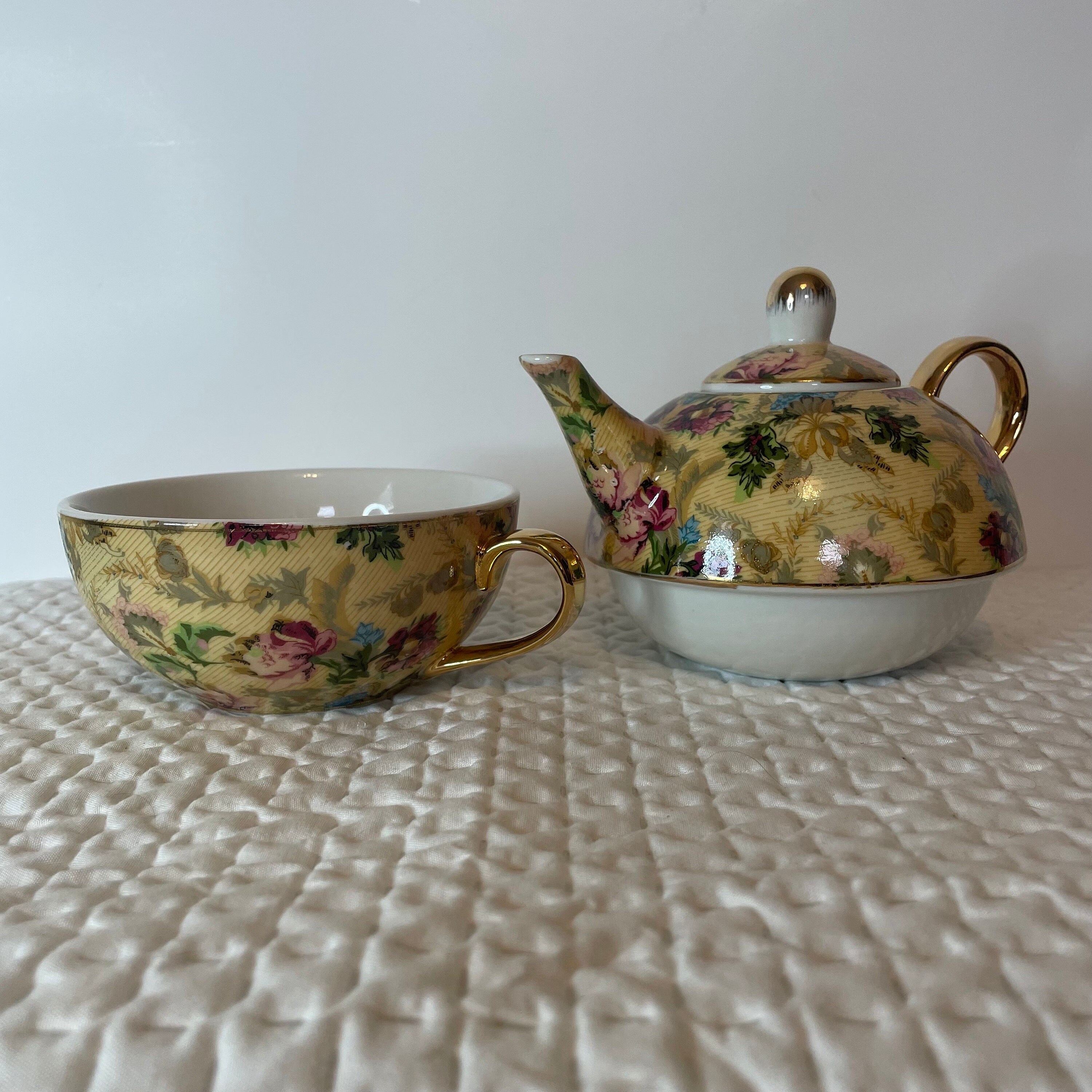 Adeline Teapot Tea for One - Etsy