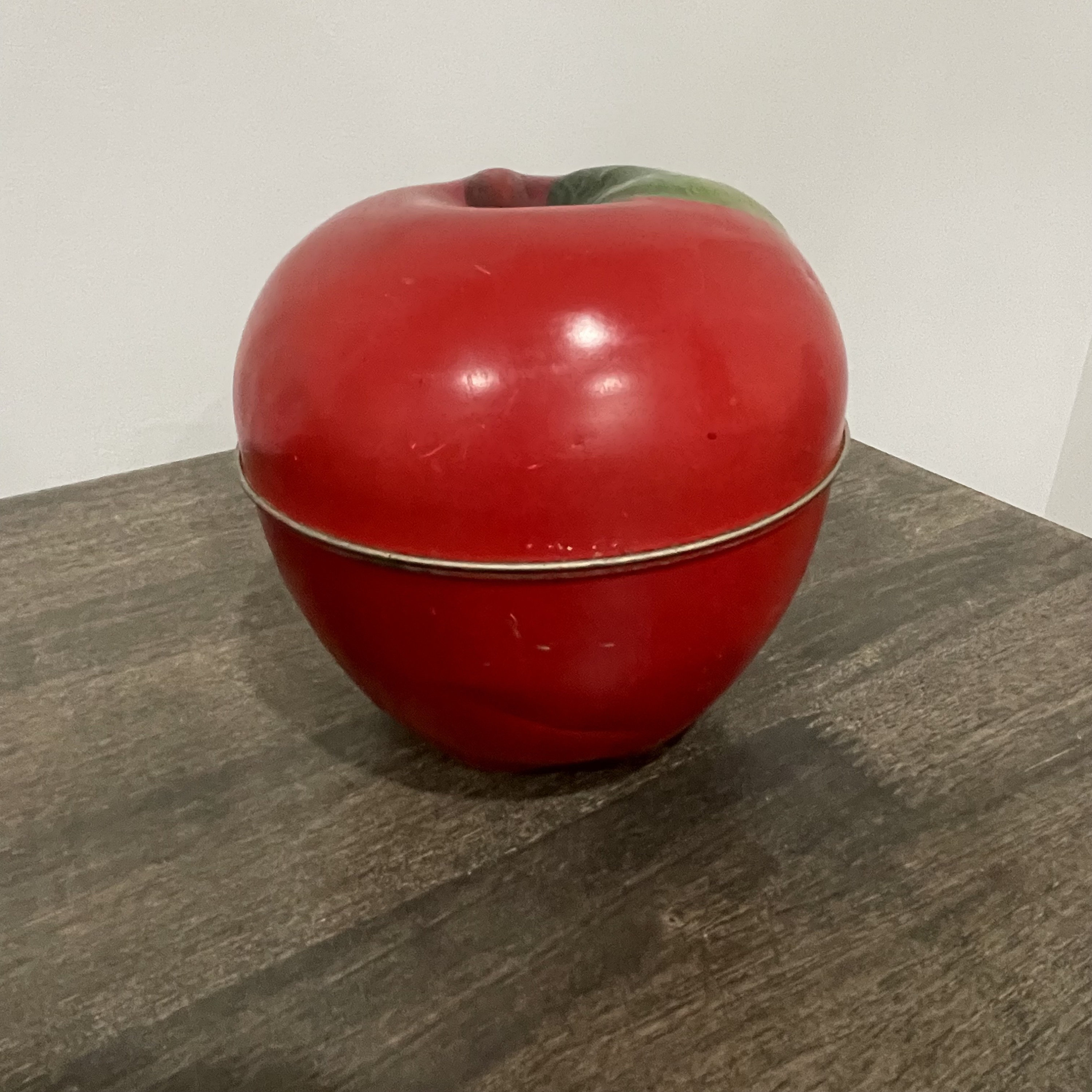 Vintage Metal Apple Container - Etsy