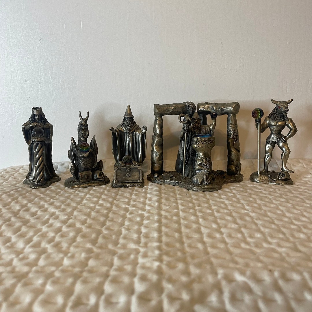 Myth and Magic Tudor Figurines Roger Gibbons - Etsy