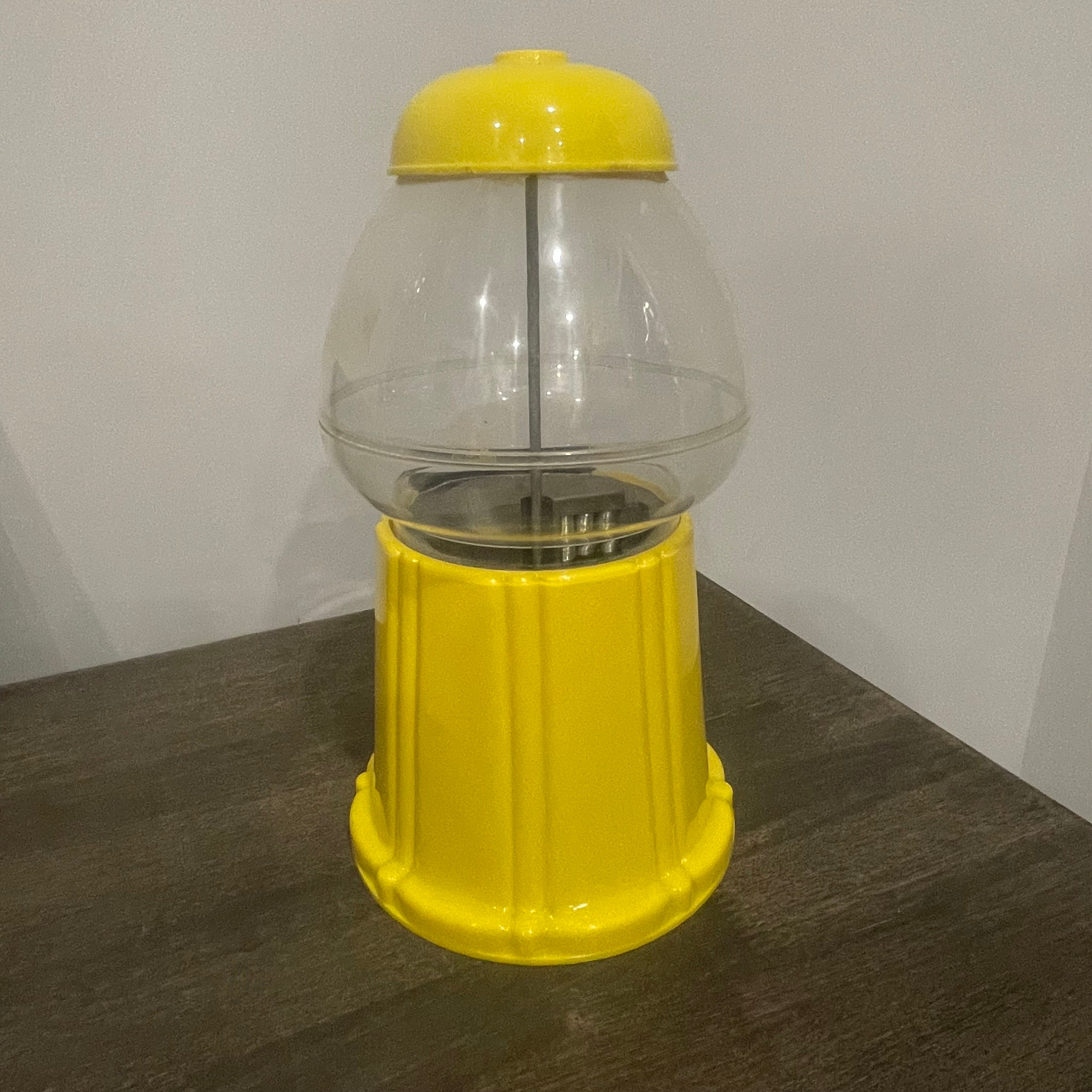 Vintage Yellow Gumball Machine - Etsy