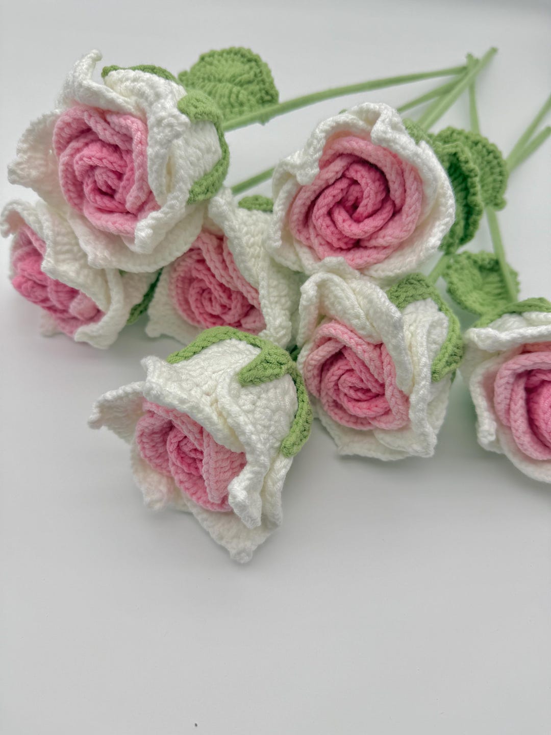 Muti Color Rose Crochet - Etsy