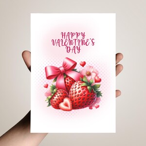Valentines Day Strawberries Clipart, Valentine's Day Clipart, Red ...