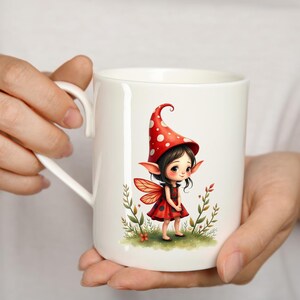 Cute Ladybug Elf Clipart, Elves PNG, Elf Illustrations PNG, Watercolor ...