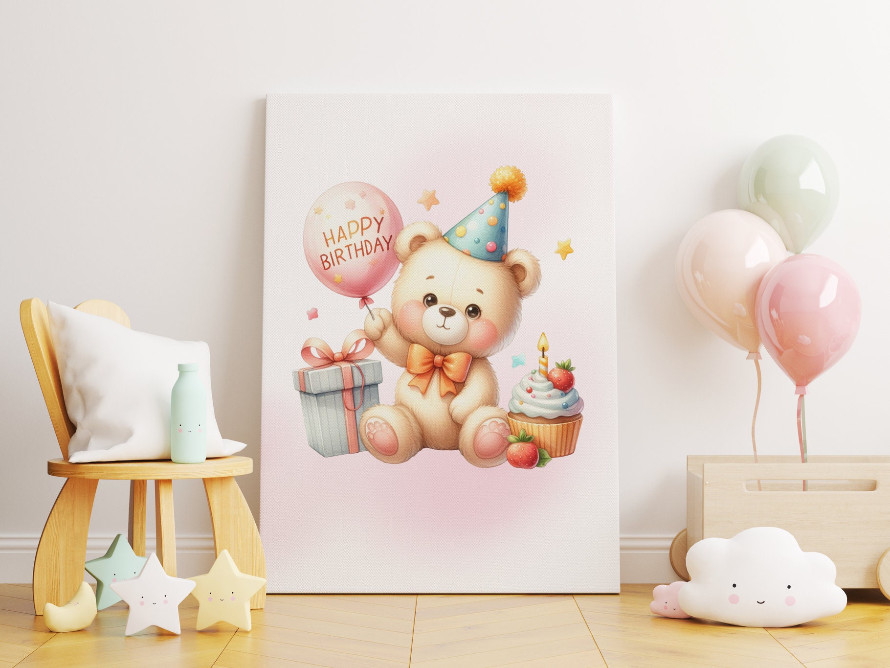 Birthday Teddy Bear Clipart, Happy Birthday Teddy Bear PNG, Cartoon ...