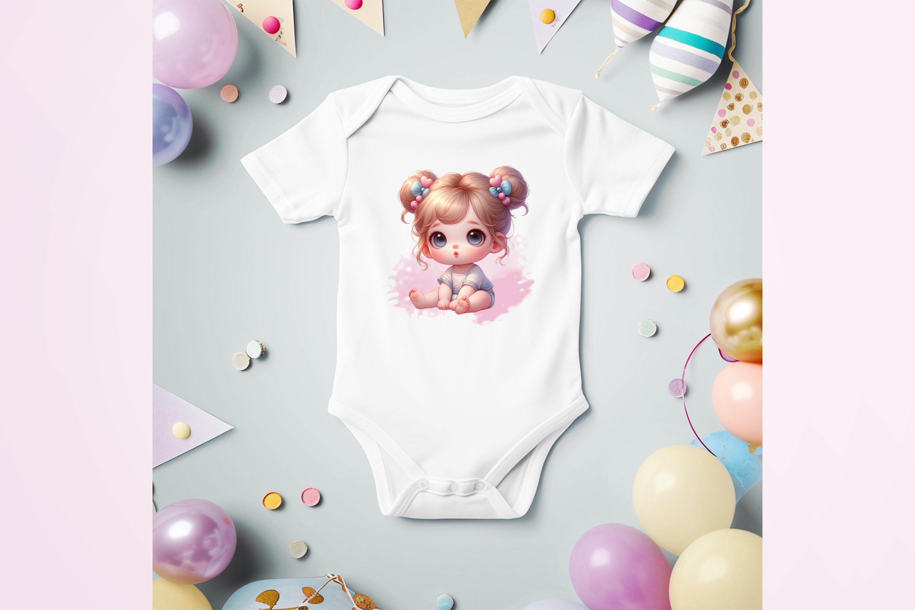 Baby Clipart Bundle, Nursery Graphics (60 PNG Files) (digital Download ...