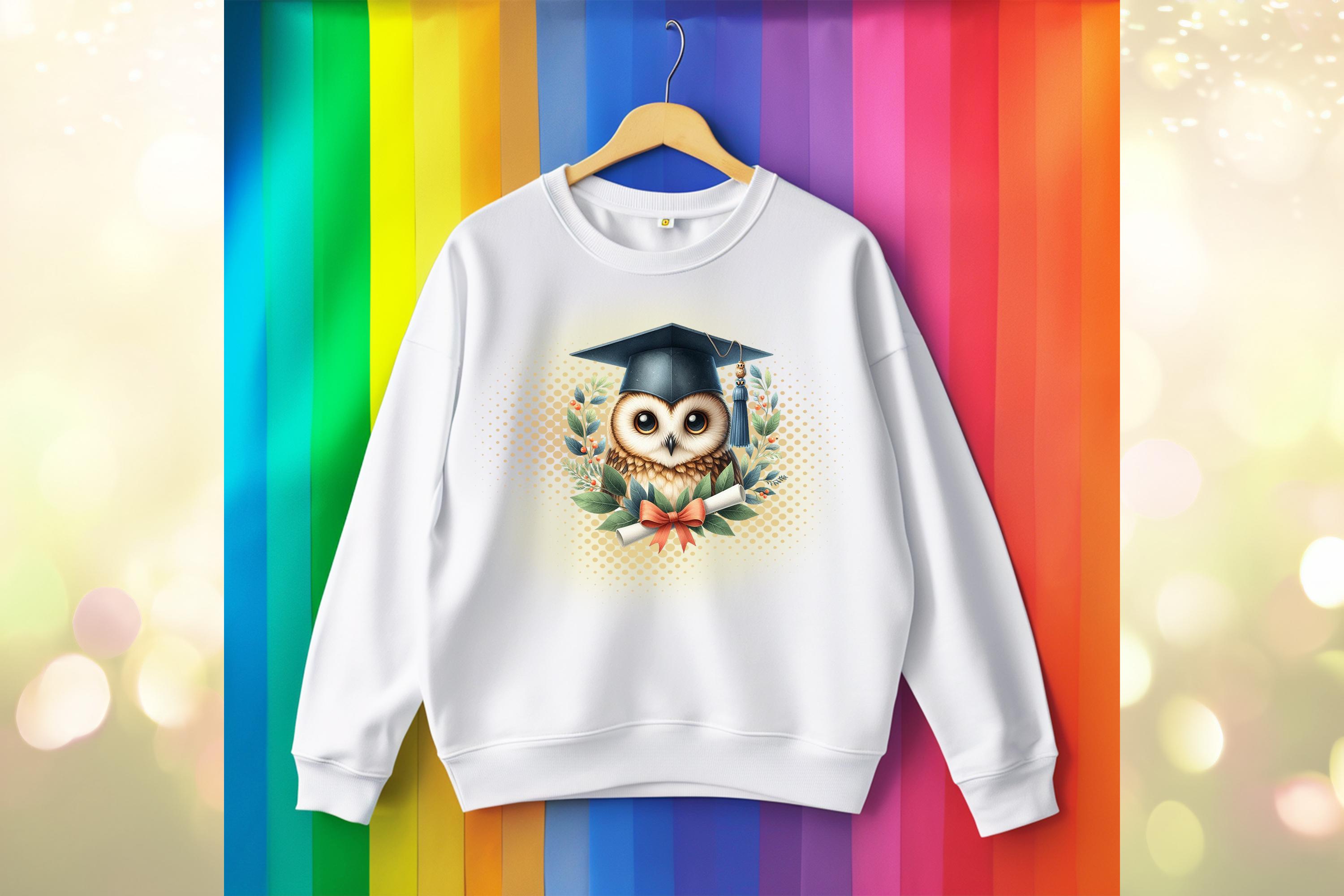 Cute Graduation Owl Clipart, Graduation Animals PNG, Watercolor Cartoon ...
