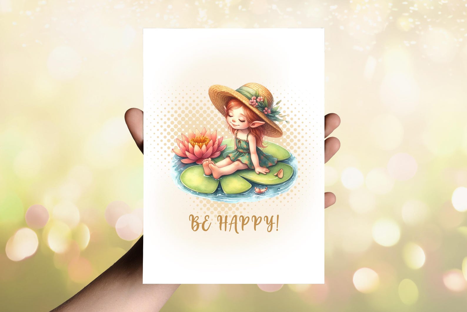 Cute Summer Elves Clipart, Elves PNG, Elf Illustrations PNG, Watercolor ...