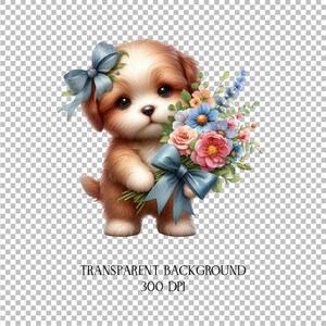 Watercolor Puppy Clipart, Dog PNG Set (digital Download - Etsy