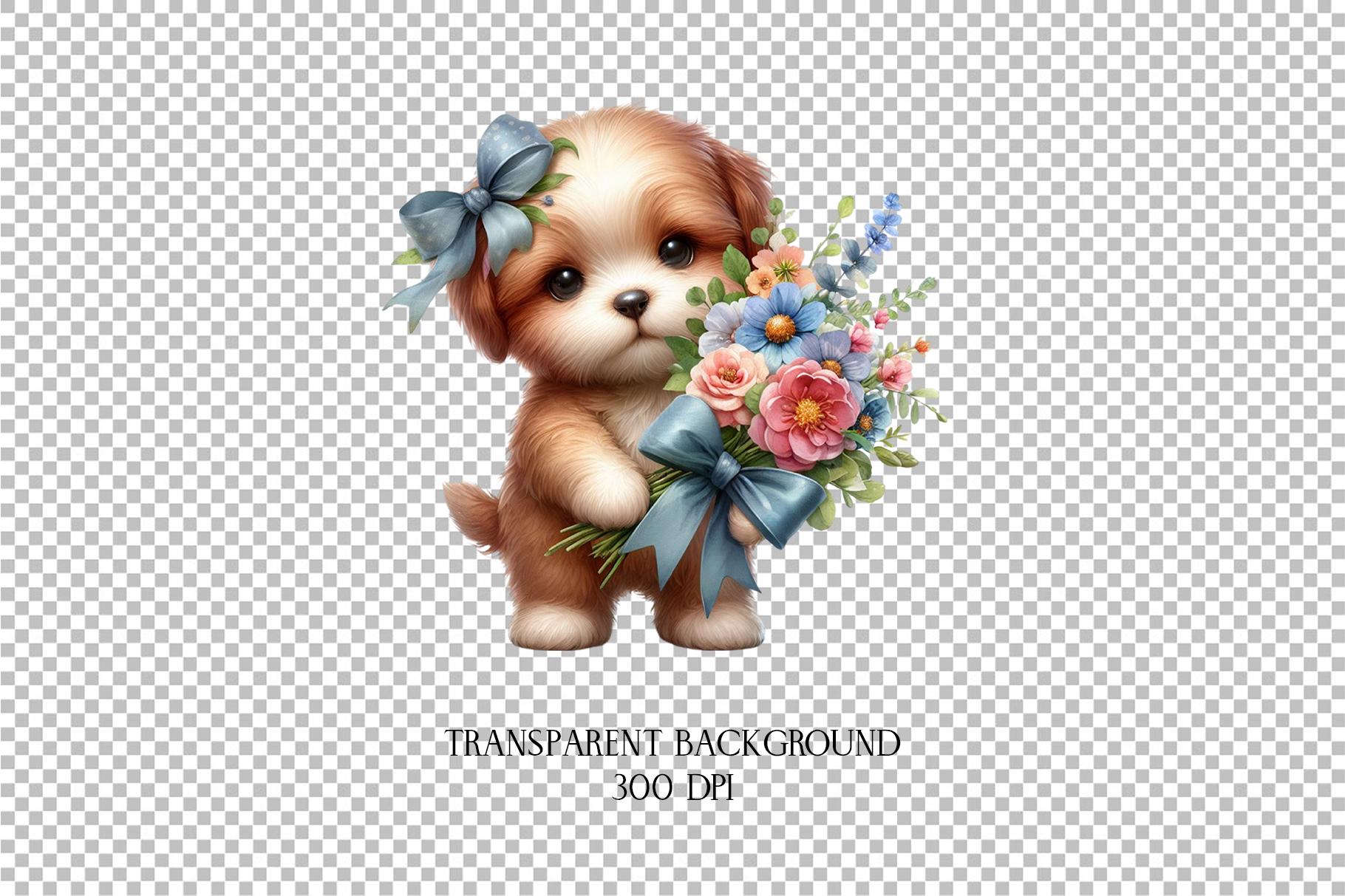 Watercolor Puppy Clipart, Dog PNG Set (digital Download - Etsy