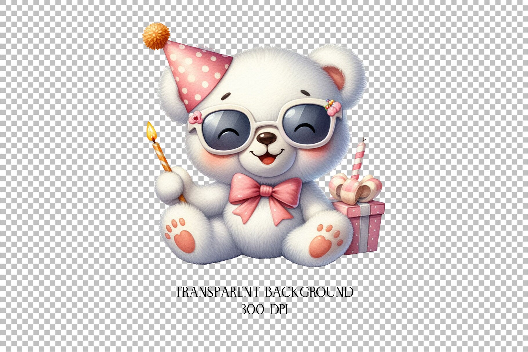 Birthday Teddy Bear Clipart, Happy Birthday Teddy Bear PNG, Cartoon ...