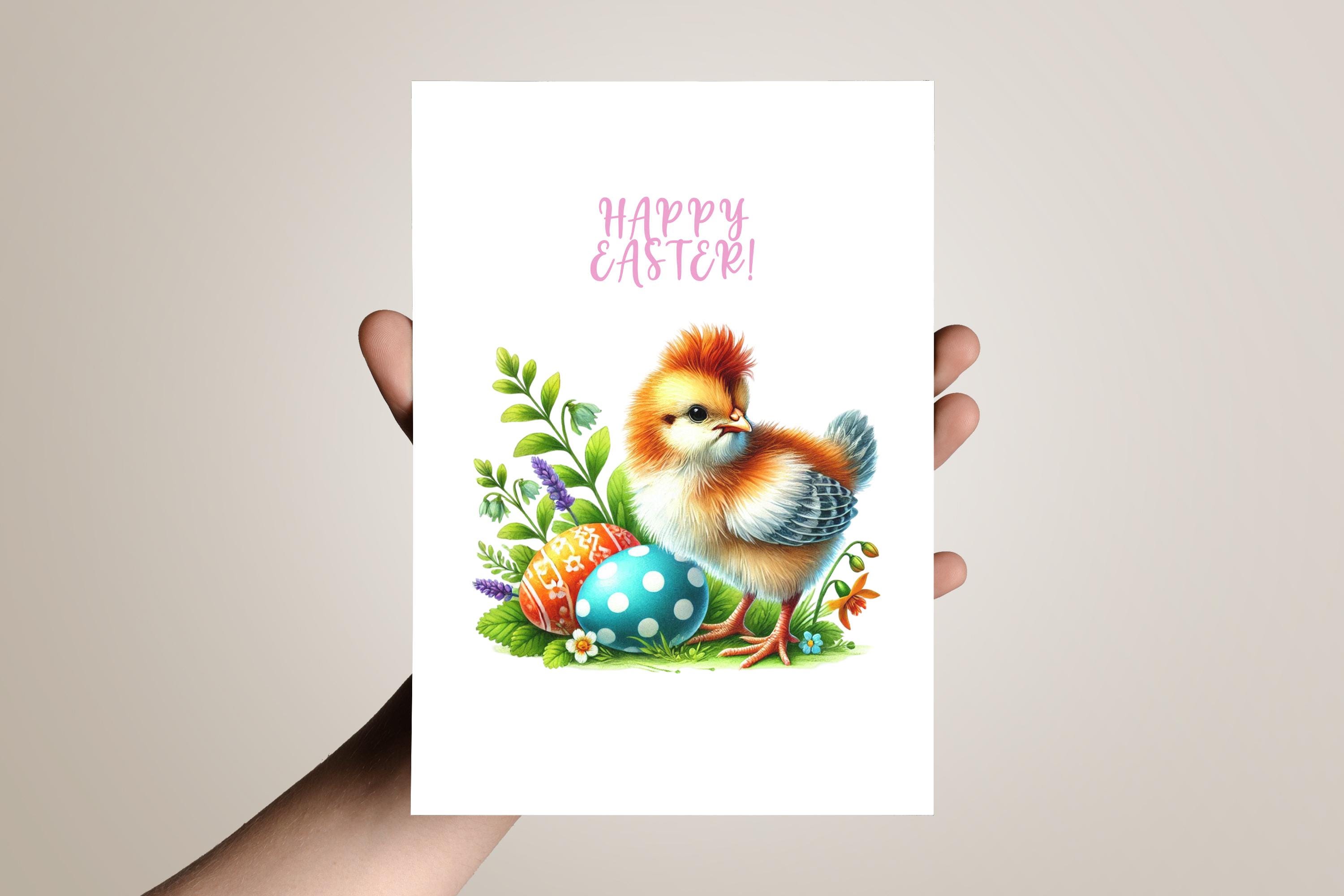 Easter Little Chicken Clipart, Baby Animals Clipart, Cute Little ...