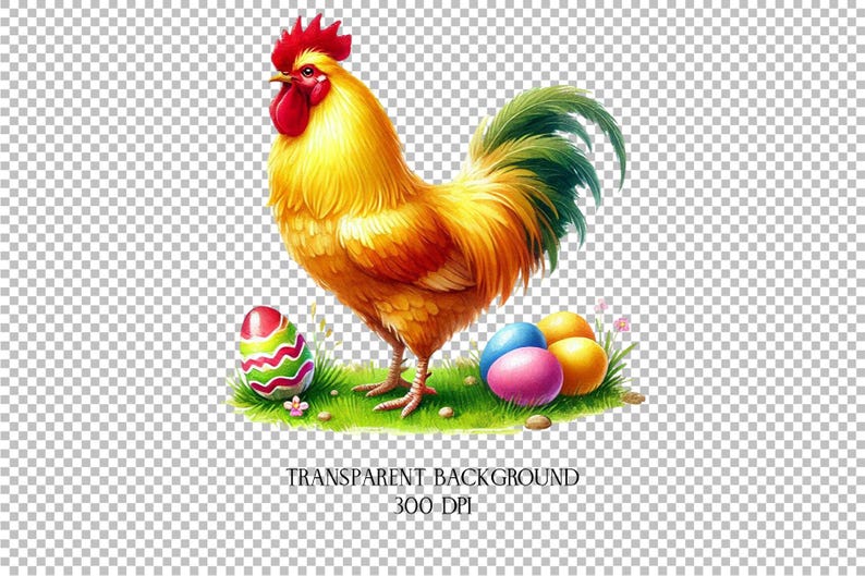 Easter Little Chicken Clipart, Baby Animals Clipart, Cute Little ...