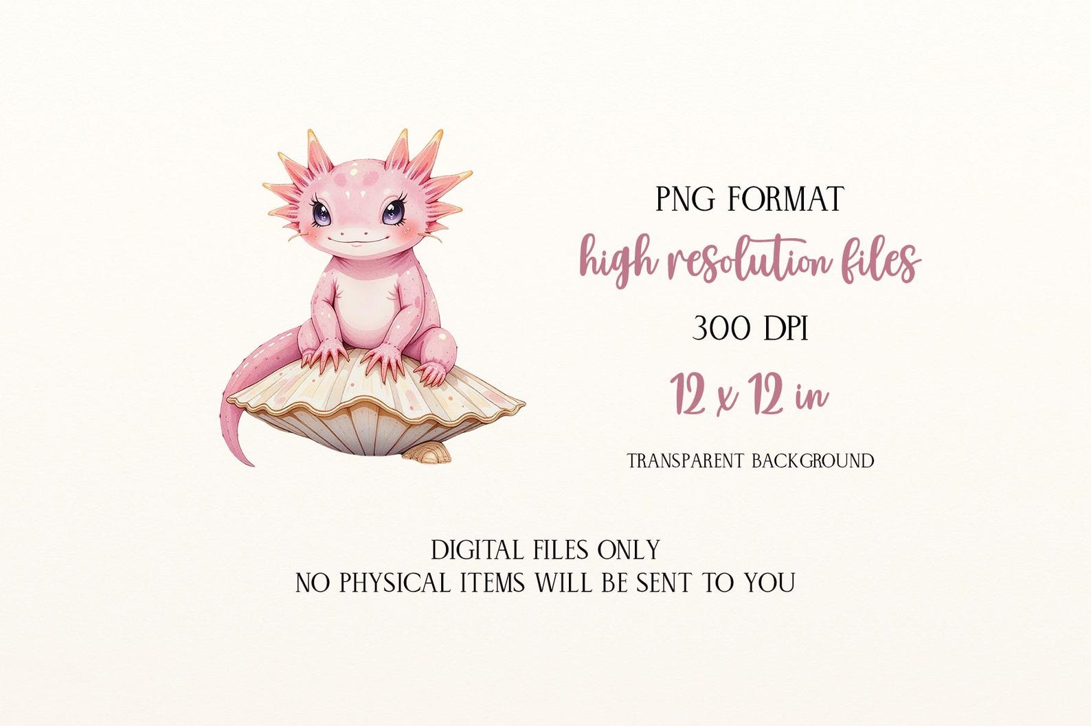 Cute Axolotl Clipart, Funny Axolotl PNG, Animals Illustrations PNG ...