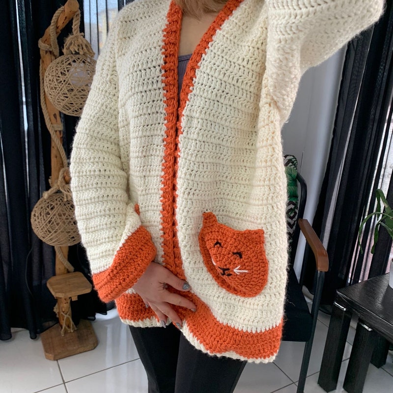Handmade Cat Sweater - Etsy