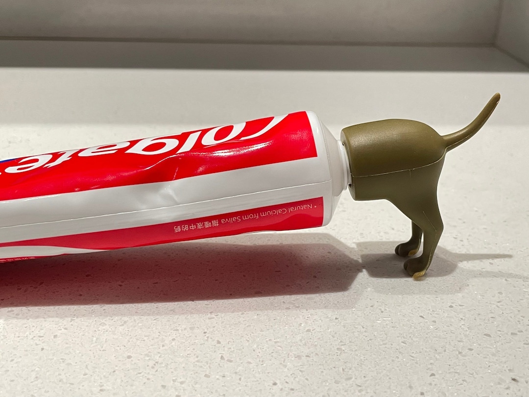 Toothpaste Top Cap/dog Butt Toothpaste Top Cap/funny Toothpaste Cap ...