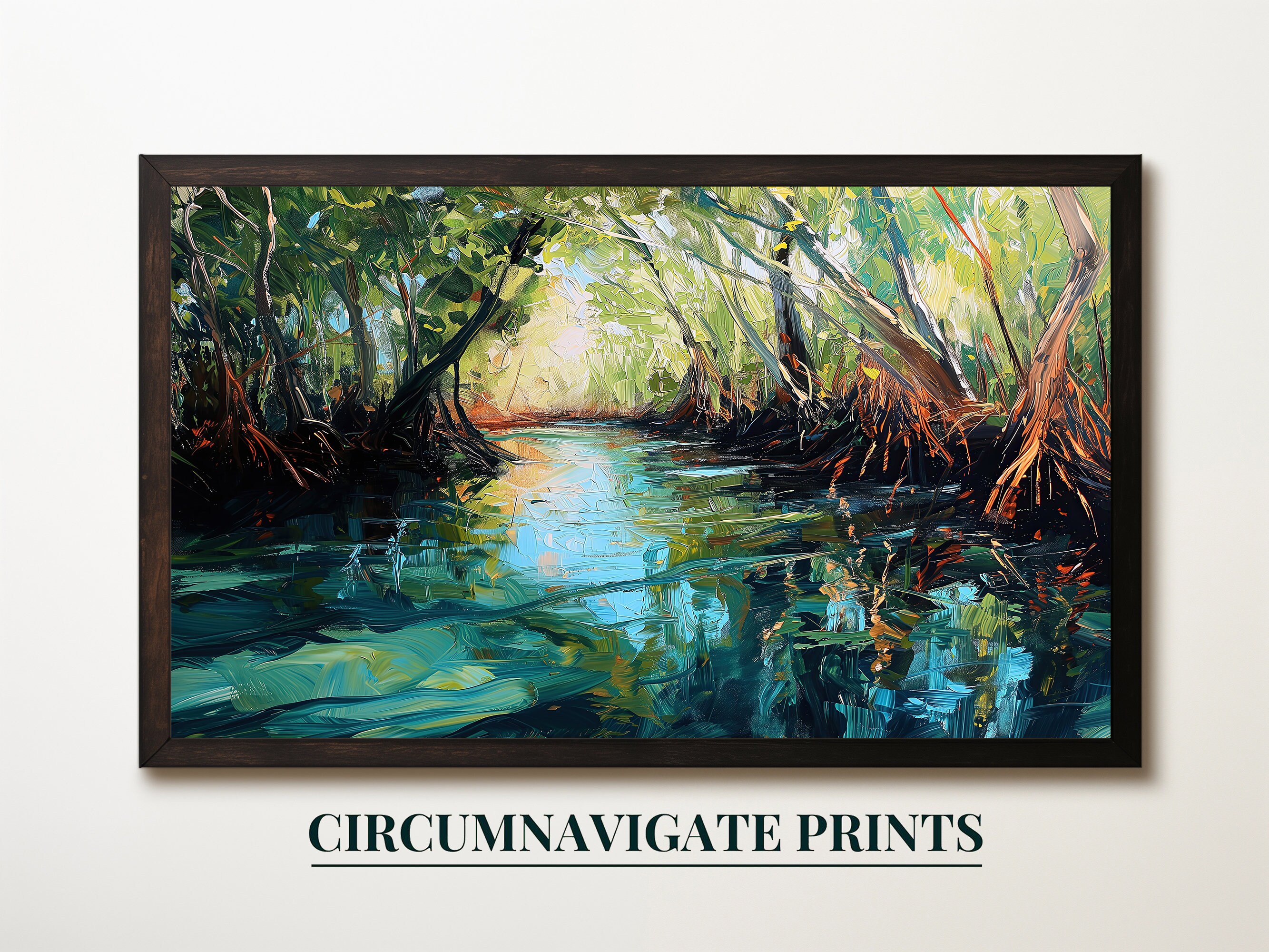 Mangrove Landscape Digital Download, Printable Wall Art, Nature Scenery ...