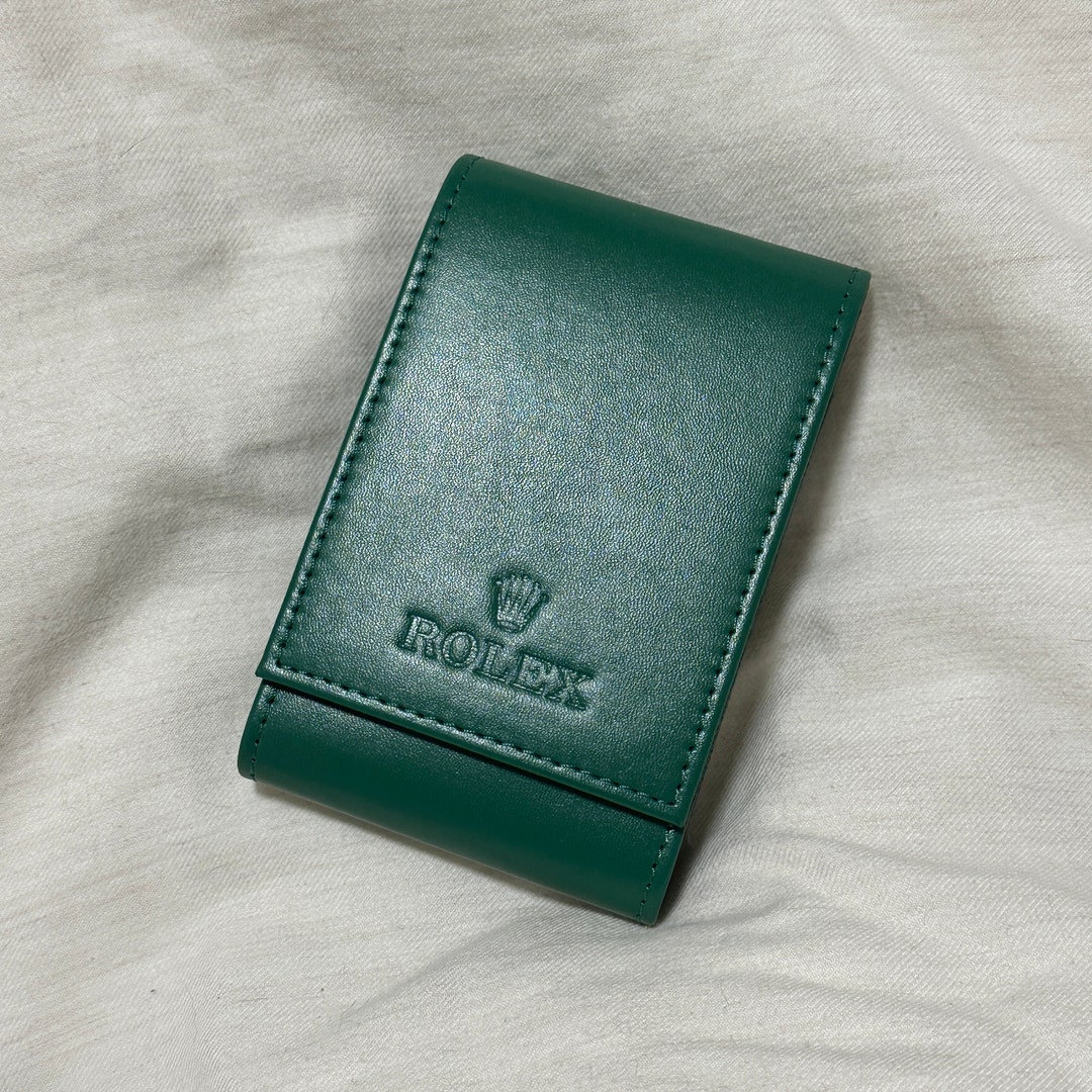 Rolex Leather Travel Service Center Watch Pouch Case RSC AUTHENTIC OEM ...