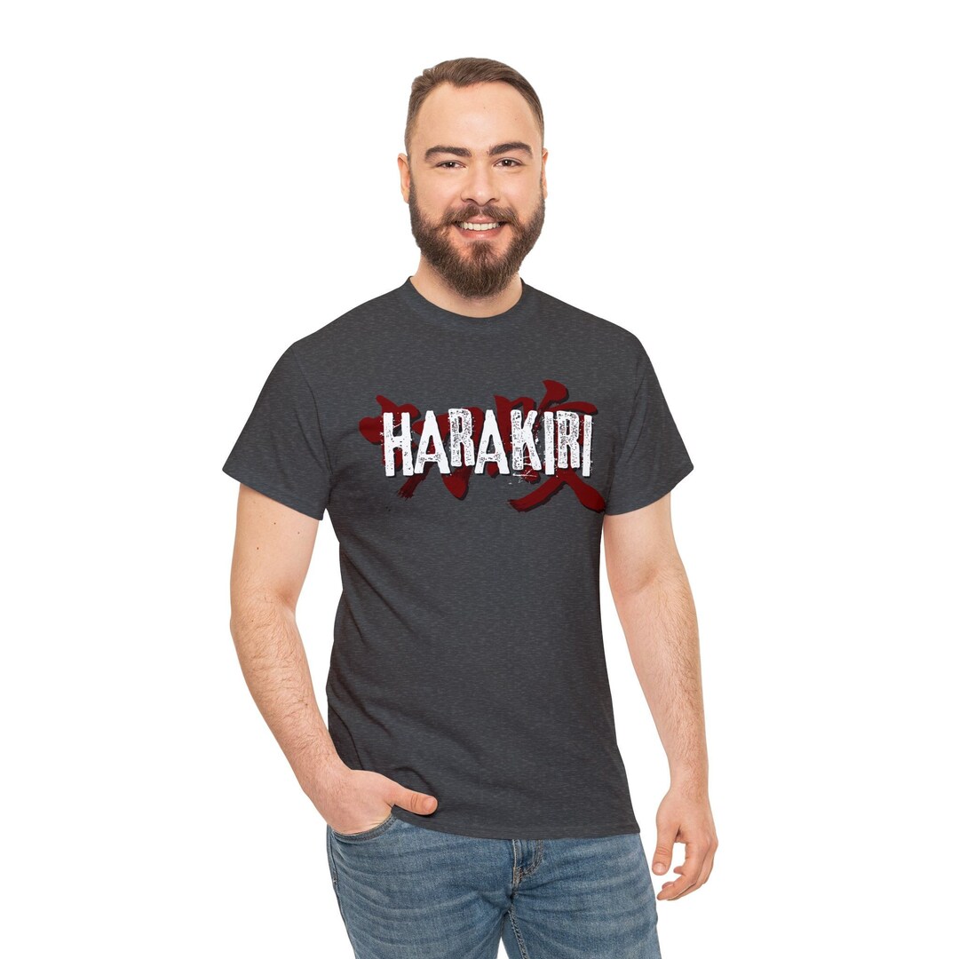 Harakiri Seppuku Japanese Kanji Symbols Unisex Heavy Cotton T-shirt - Etsy
