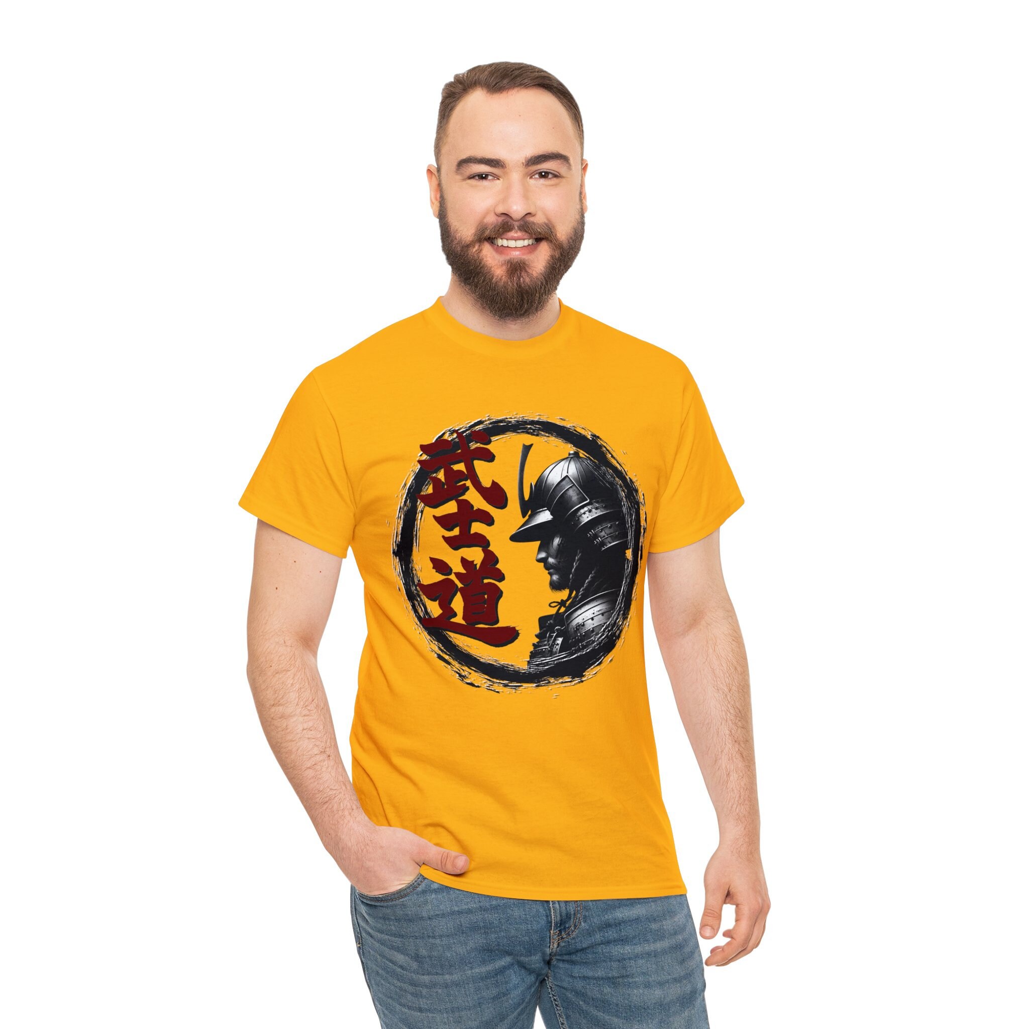 Bushido Samurai Japanese Kanji Symbols Unisex Heavy Cotton T-shirt - Etsy