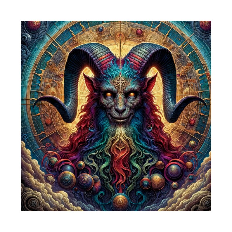 Pride Baphomet Matte Vertical Posters - Etsy
