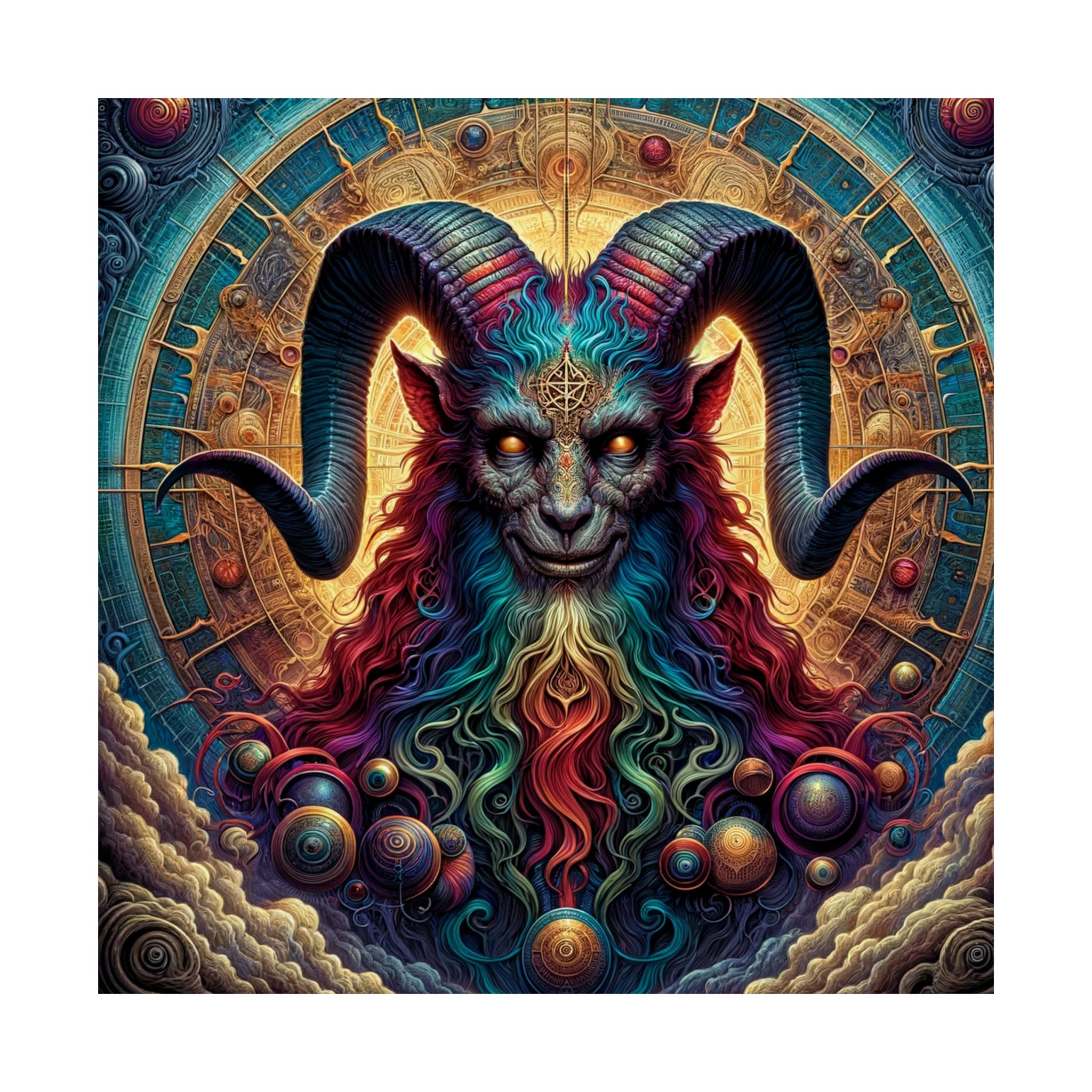 Pride Baphomet Matte Vertical Posters - Etsy