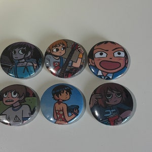 Scott Pilgrim Pins - Etsy
