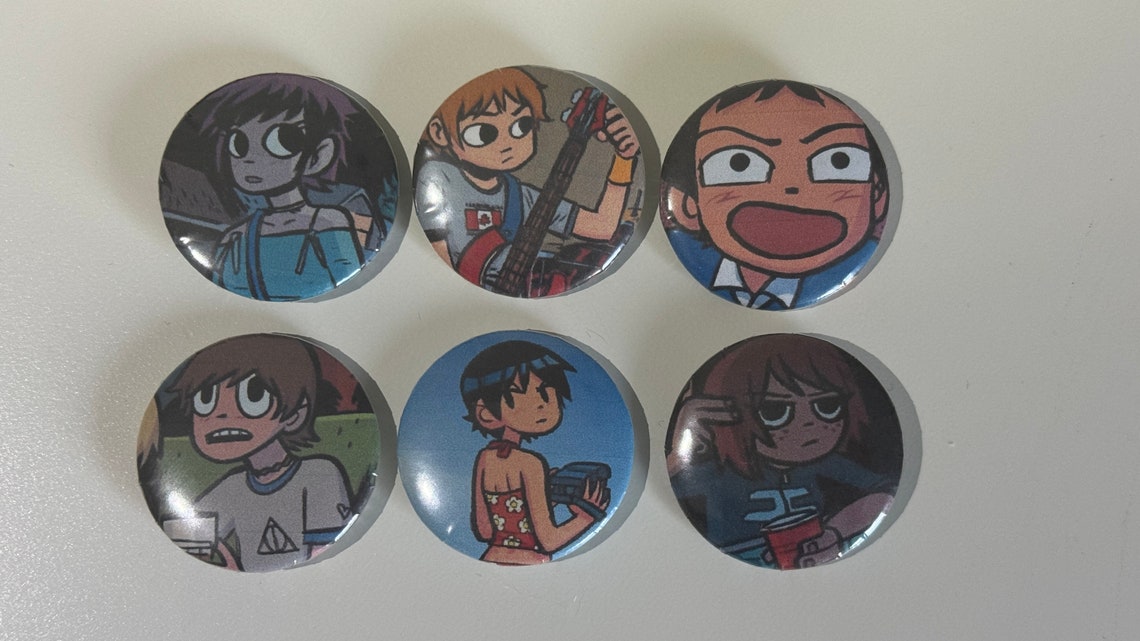 Scott Pilgrim Pins - Etsy