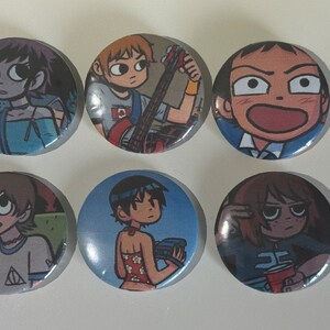 Scott Pilgrim Pins - Etsy