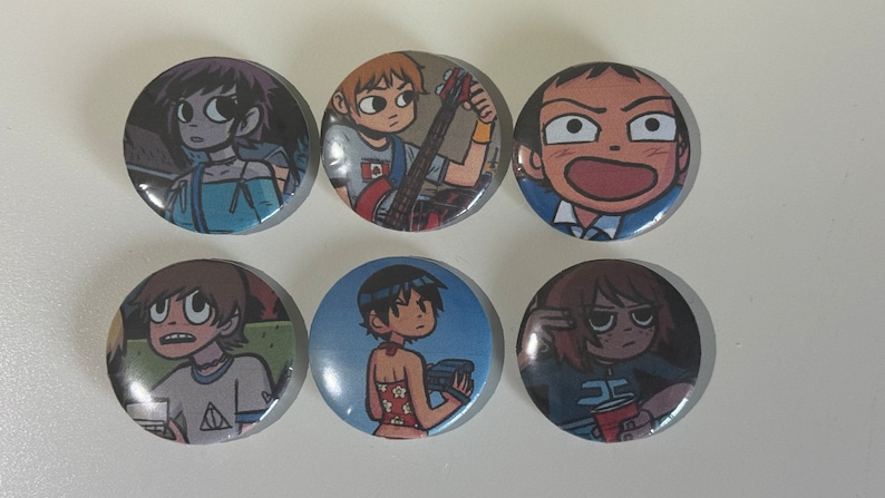 Scott Pilgrim Pins - Etsy