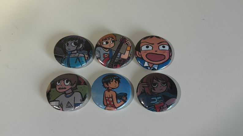 Scott Pilgrim Pins - Etsy