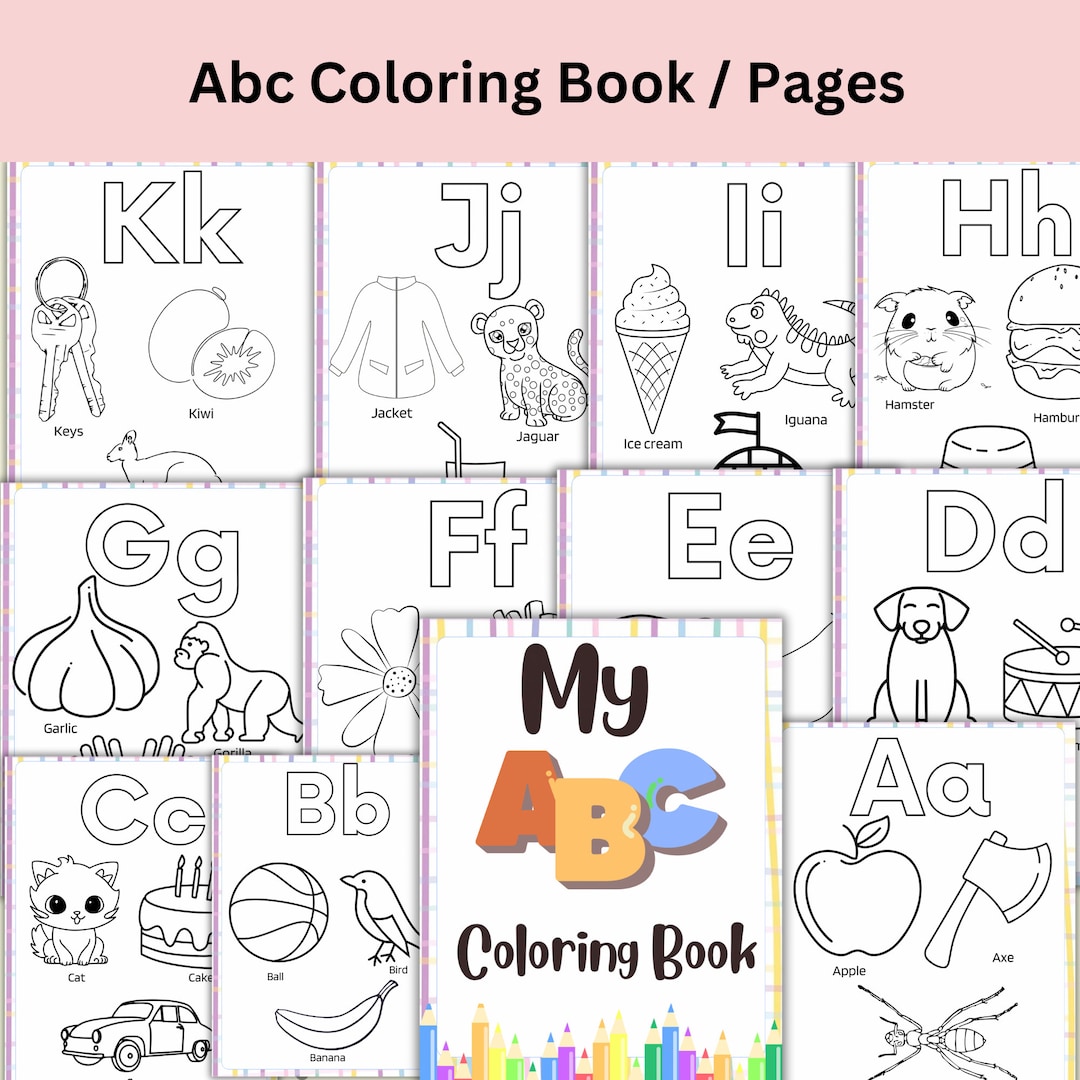Abc Coloring Book, Coloring Pages, Coloring Book, Abc Coloring Pages ...