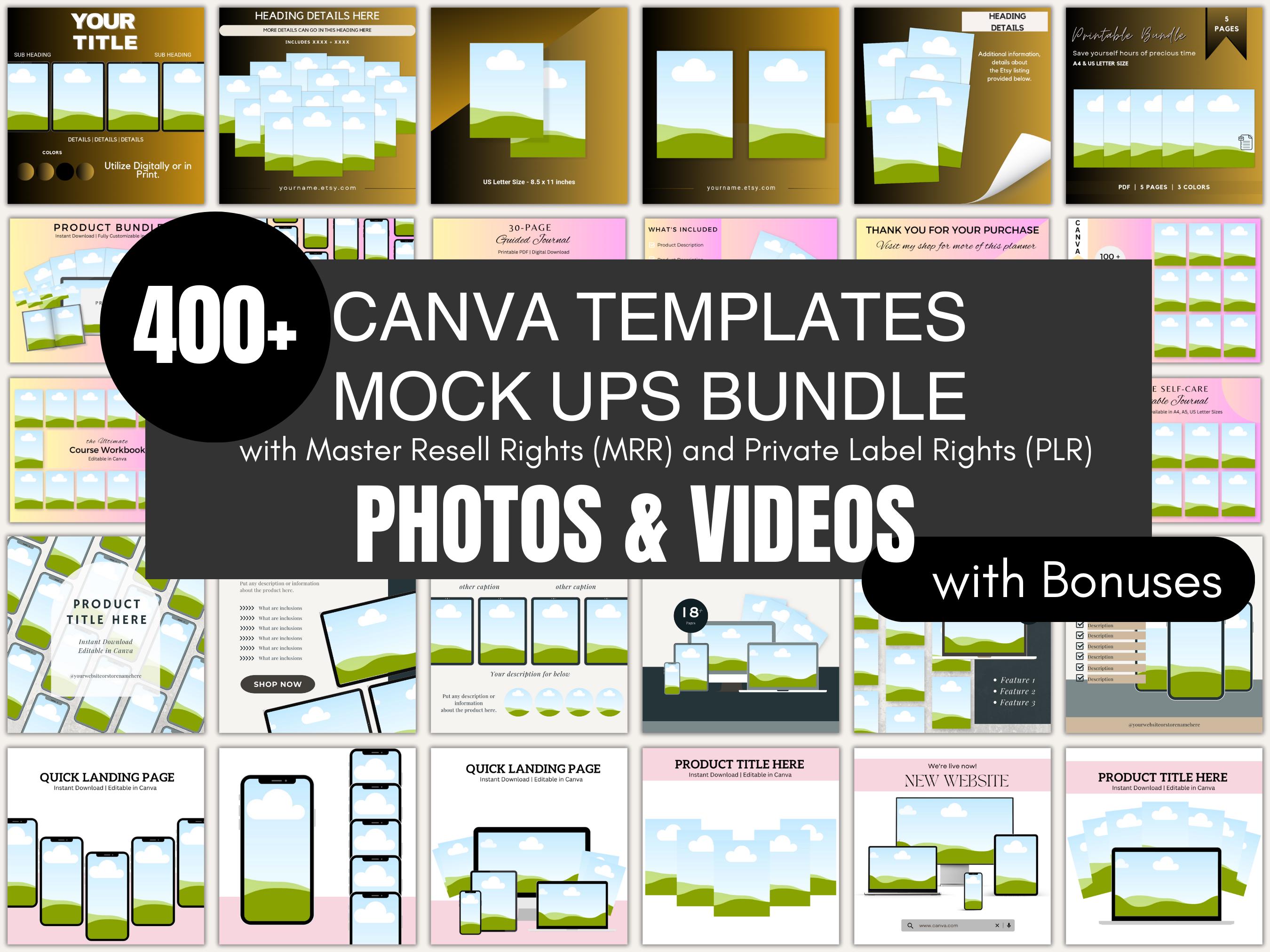 Mock up Master Resell Rights Etsy Listing Mock Ups PLR Digital Products ...