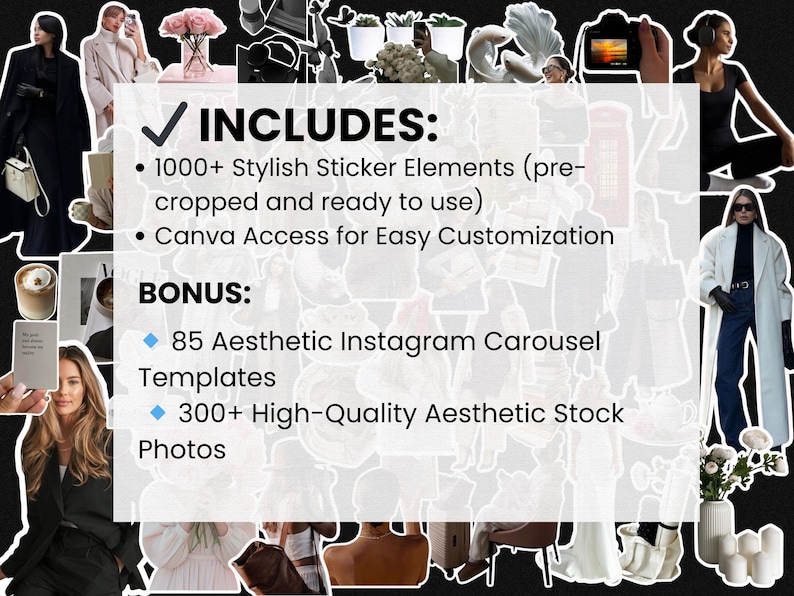 1000+ Instagram Carousel Stickers Template MRR PLR Digital Download ...