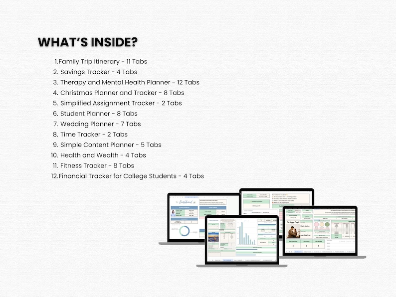 Google Sheets Template Bundle With PLR + MRR Rights Digital Product ...