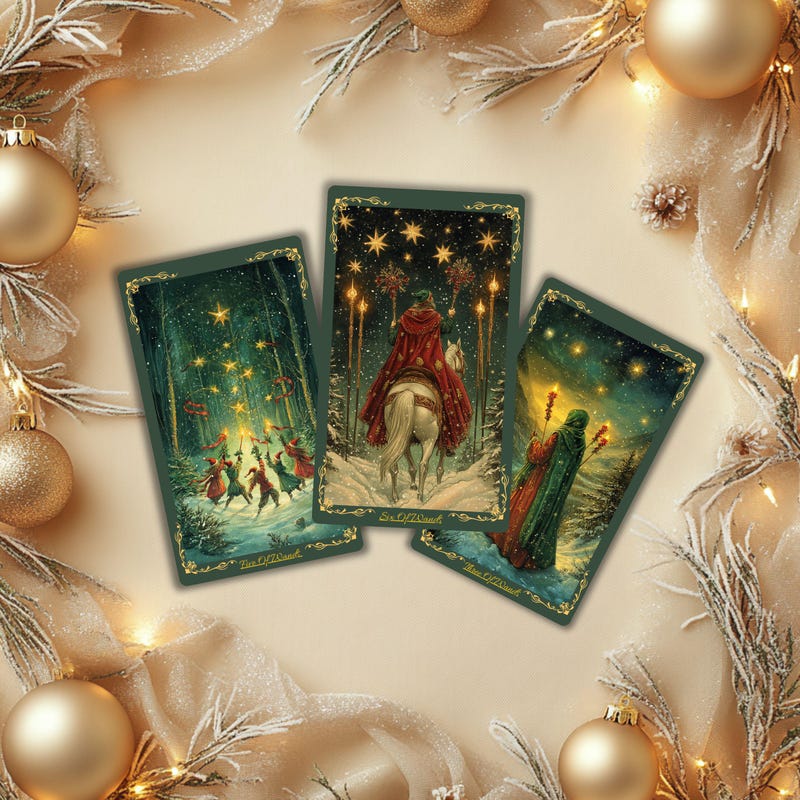 Christmas Tarot - Etsy