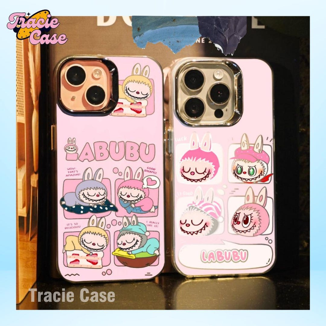 Labubu Phone Casepink Adorable Designschristmas Gift for Hercute ...