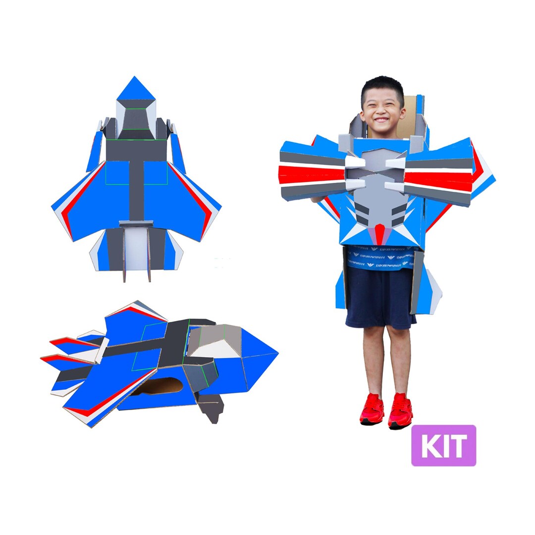 KIT Transforming Jet Costume Inspired by Thunder Cracker Transformer ...