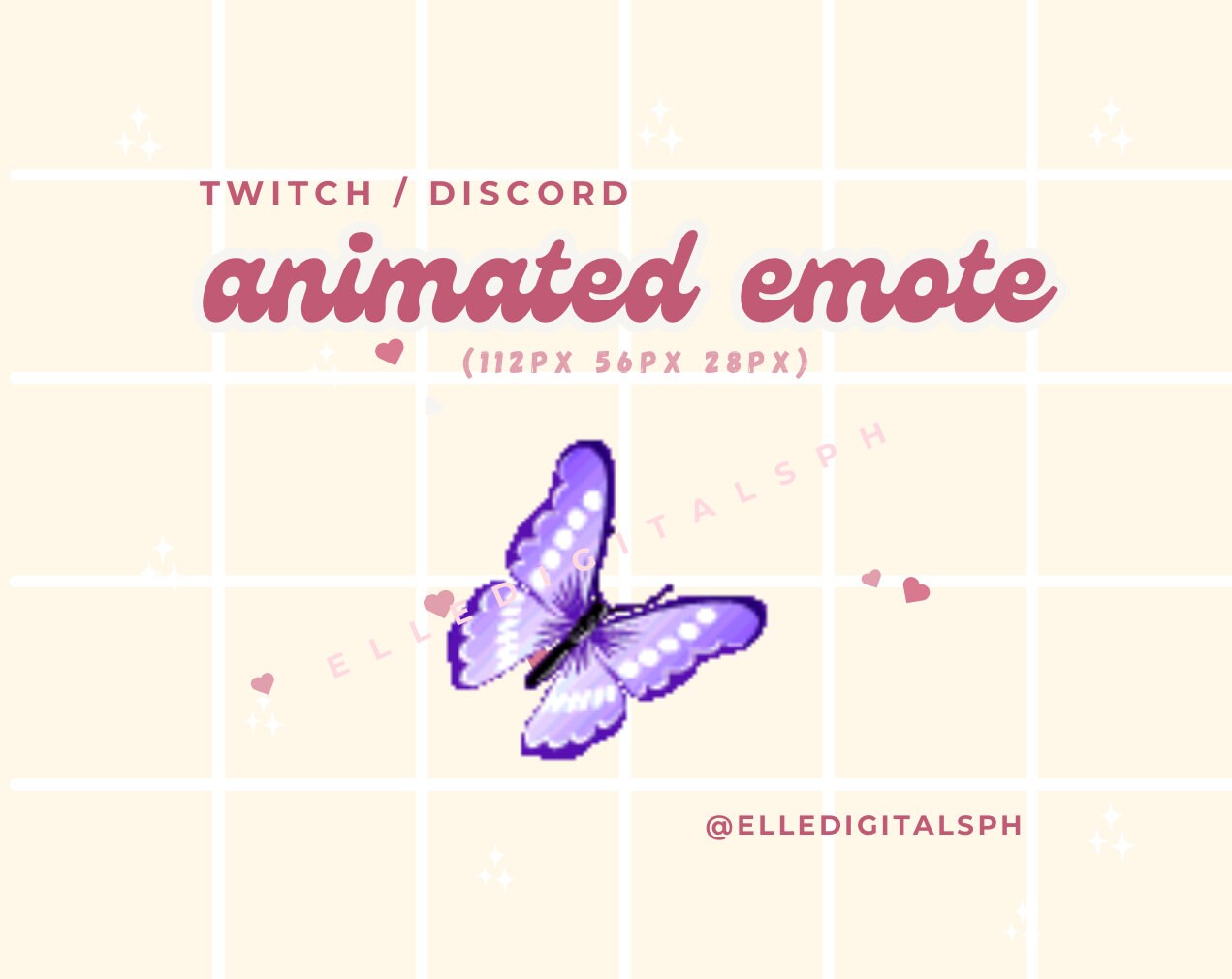 Animated Emote for Twitch Discord 112px 56px 28 Px Instant Download ...