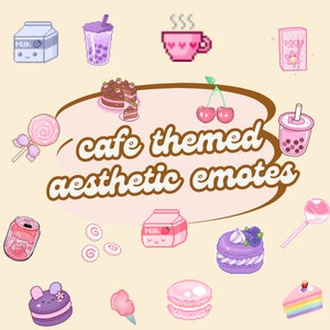 Cafe Themed Emotes Pack for Discord and Twitch | Instant Download - Etsy