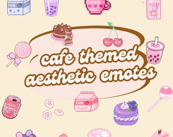 Cafe Themed Emotes Pack for Discord and Twitch | Instant Download - Etsy