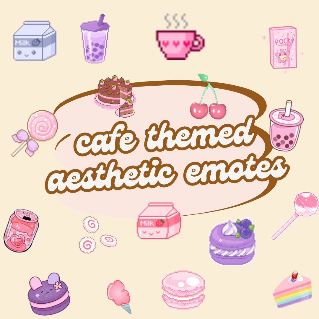 Cafe Themed Emotes Pack for Discord and Twitch | Instant Download - Etsy