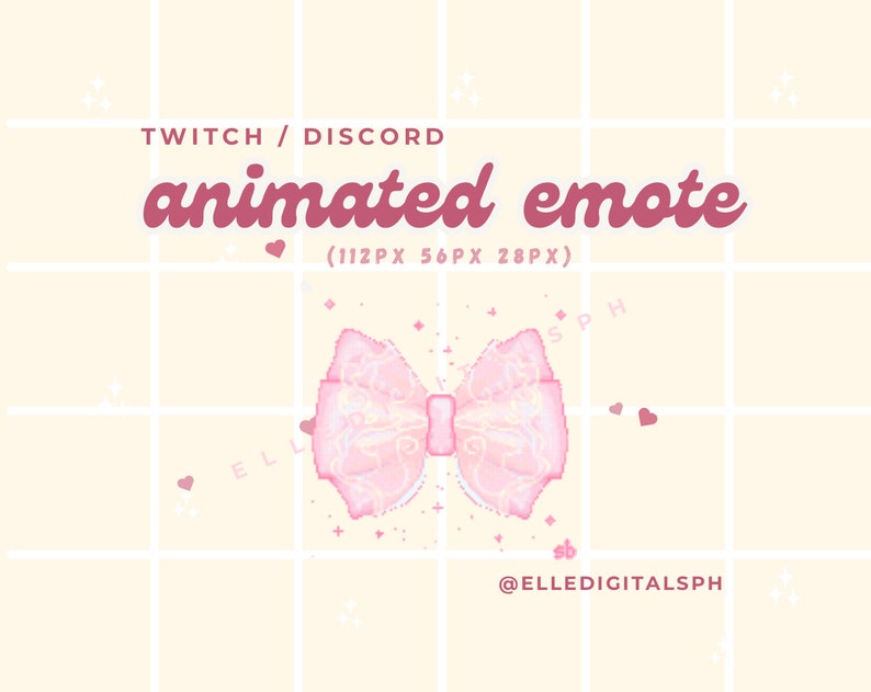 Pink Ribbon Animated Emote for Twitch and Discord (instant Download) - Etsy